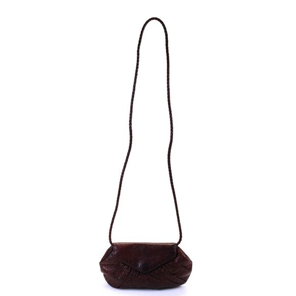 Lauren Merkin Bags Lauren Merkin Womens Leather Flap Mini Crossbody Bag Brown Poshmark